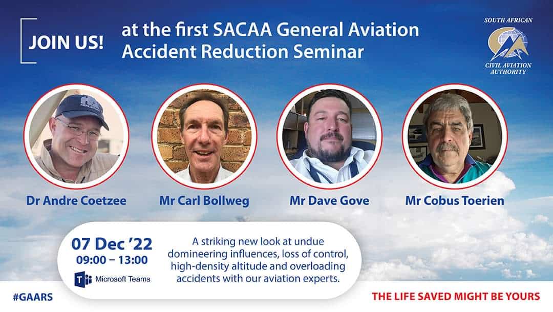SAHPA - SACAA General Aviation Accident Reduction Seminar